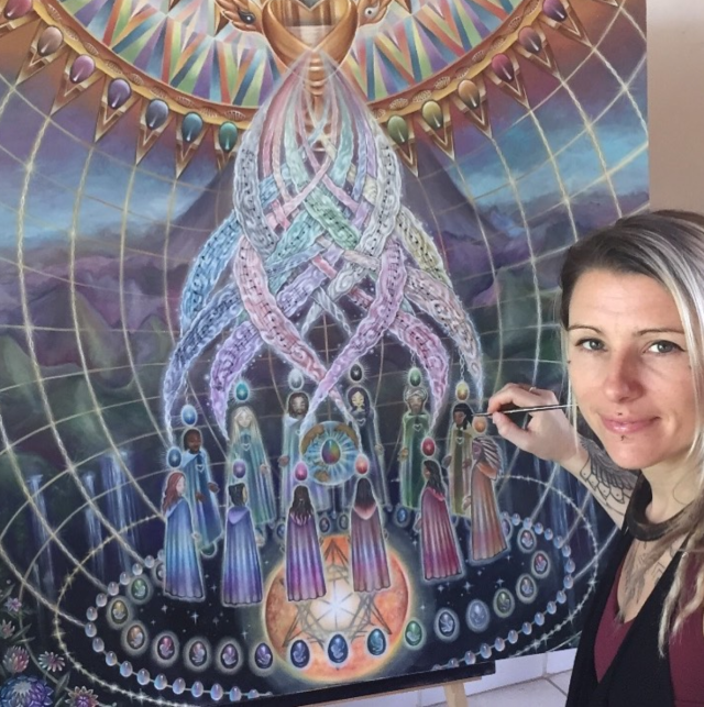 Expatriate artist Izzy Ivy’s visionary paintings meditate between the ...